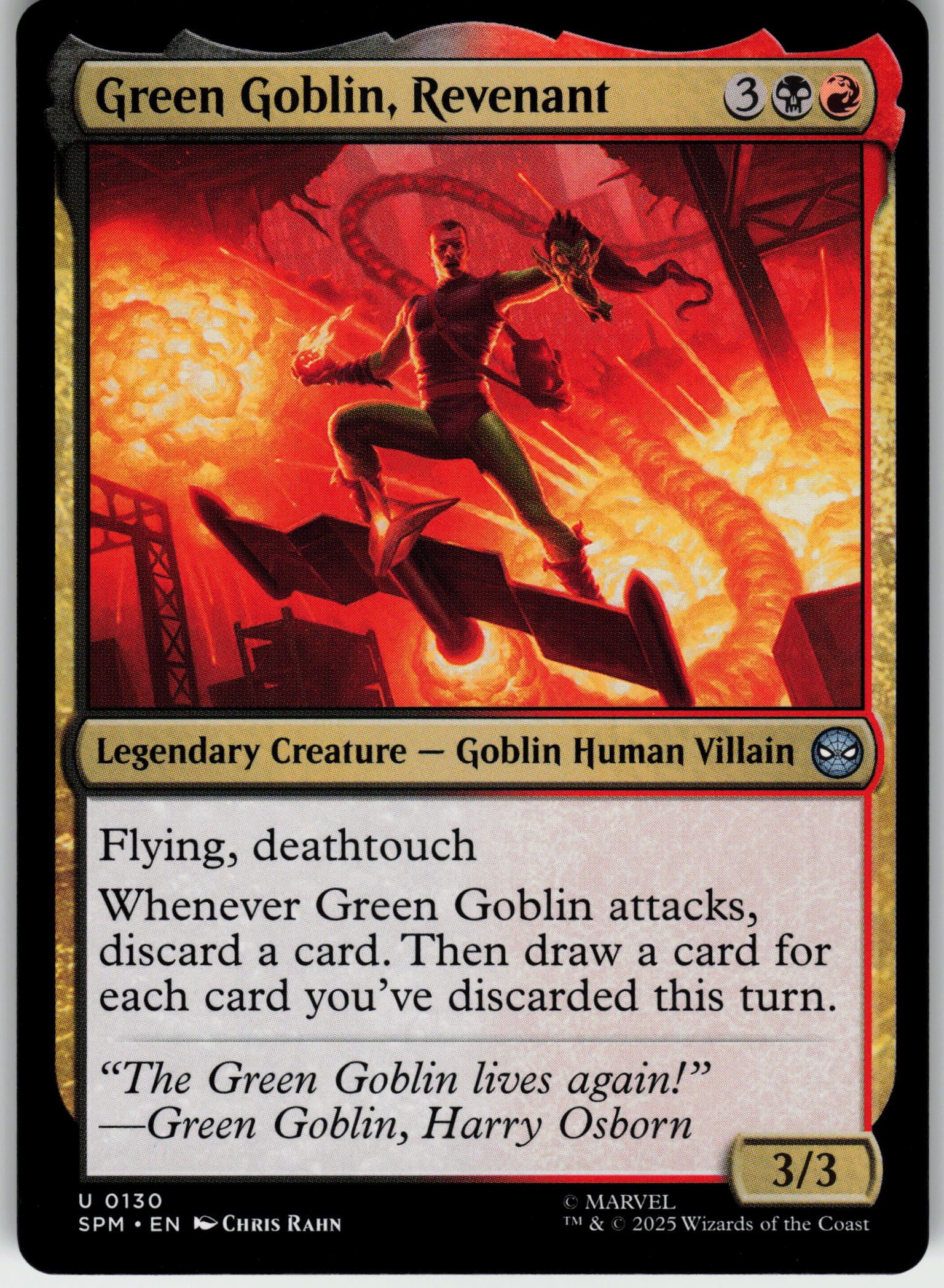 GREEN GOBLIN, REVENANT 130 Marvel's Spider-Man Uncommon 2025 Lp $3.00 ...